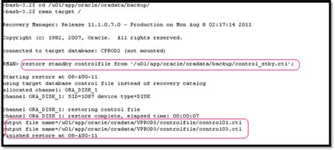oracle database admin dataguard gap troubleshooting