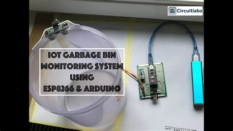 iot garbage bin monitoring system using esp8266 youtube