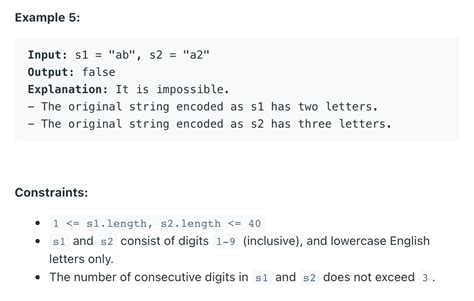 2060 check if an original string exists given two encoded strings