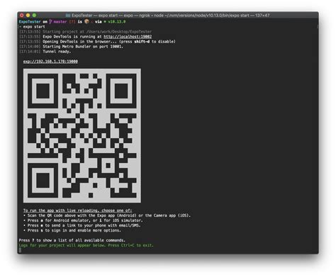 reactjs react native expo installation npm start stack overflow