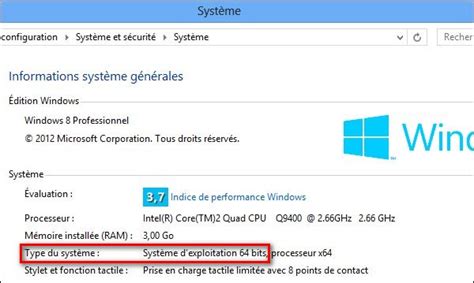 Savoir Si On A Un Windows 32 Ou 64 Bits Windowsfacile Fr