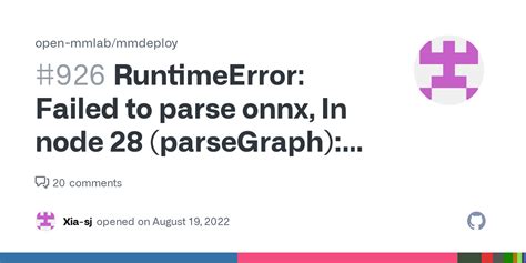 runtimeerror failed to parse onnx in node 28 parsegraph invalid
