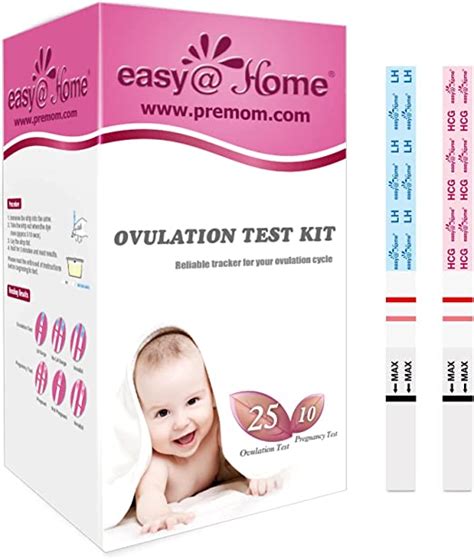 Easy Home 25 Ovulation And 10 Pregnancy Test Strips Kit Accurate