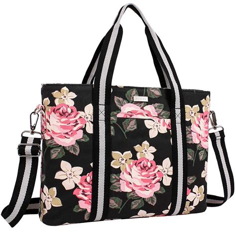 Mosiso Mosiso Laptop Tote Bag Up To 15 6 Inch Canvas Classic Travel