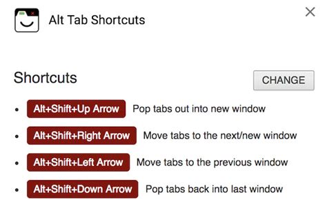 alt tab shortcuts chrome web store