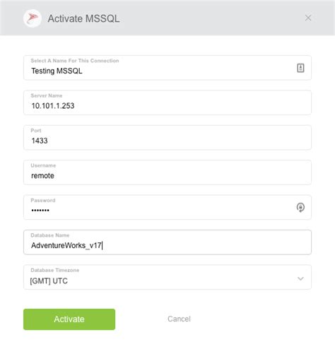 guide using microsoft sql server with databox databox help desk