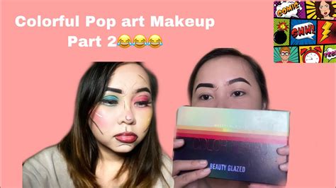 Colorful Pop Art Makeup Part 2 Geil Artistry Youtube