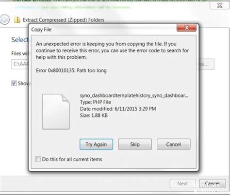 how to fix error 0x80010135 path too long windows bulletin tutorials