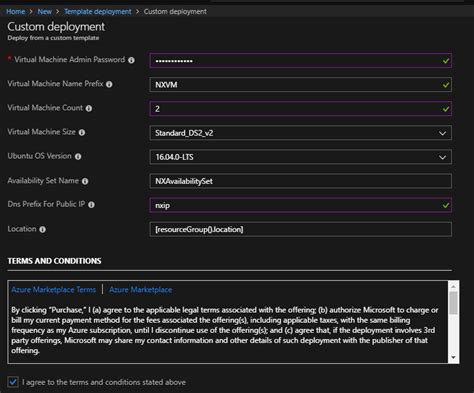 multiple linux vm deployment arm template