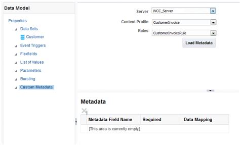 8 adding custom metadata for oracle webcenter content server