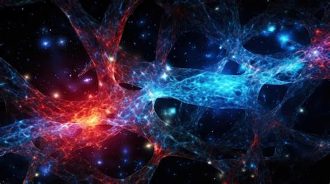 Premium Ai Image The Concept Of A Scientific Image Of Dark Matter