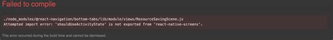 getting error attempted import error shoulduseactivitystate is not