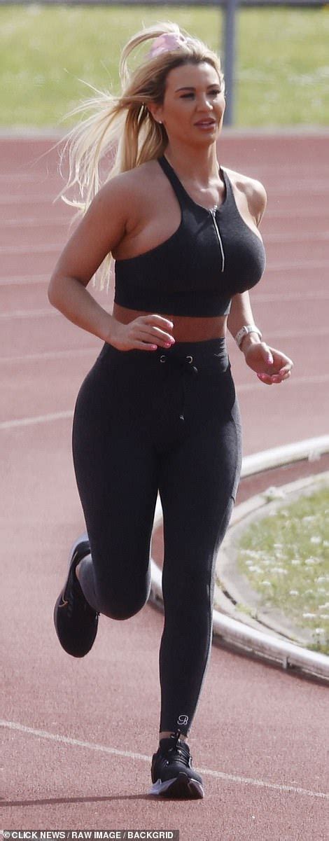 Christine Mcguinness Grapples Her Ample Assets In An Ab Flashing Sports