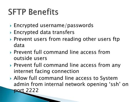 ppt secure file transfer protocol sftp powerpoint