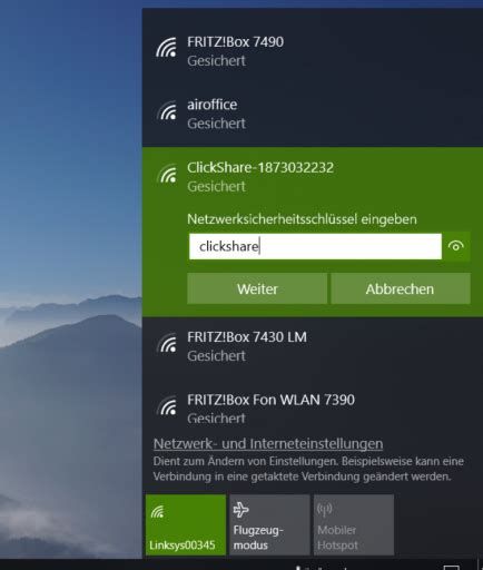 barco clickshare cse 200 what is the default password for clickshare