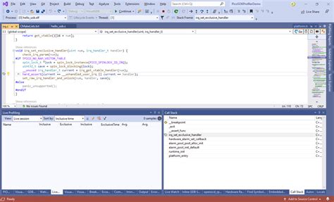 profiling raspberry pi pico projects with visualgdb visualgdb tutorials