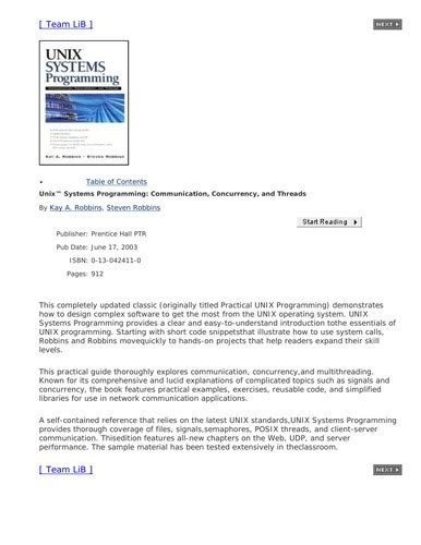unix systems programming 2003 edition open library