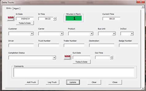 show active trucks in yard on userform thus displaying same userform