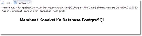 cara membuat koneksi ke database postgresql menggunakan