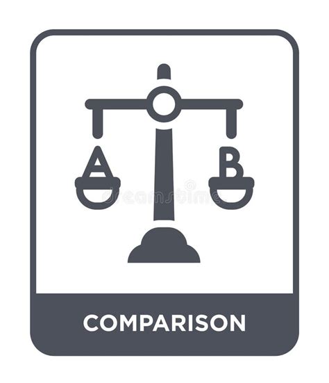 Comparison Icon In Trendy Design Style Comparison Icon Isolated On