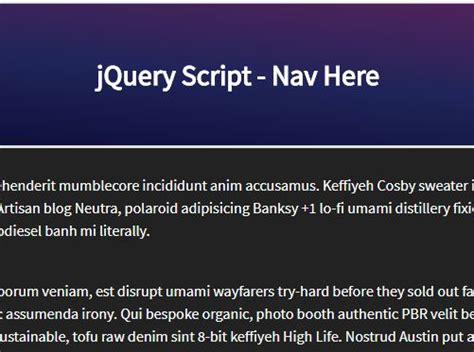 shrink sticky header nav on scroll with jquery and css3 jquery plugin