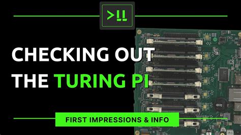 checking out the turing pi quick review and first