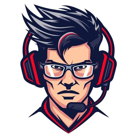 Cyber Gamer Girl Esport Logo Mascot Design Vector Image
