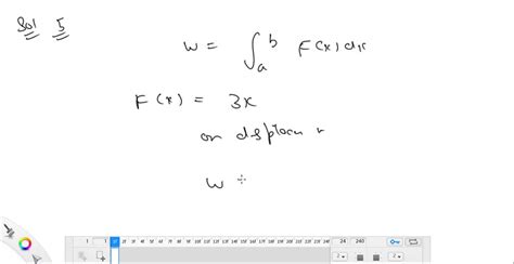 Solved The Force F Required To Compress A Spring By A Distance X