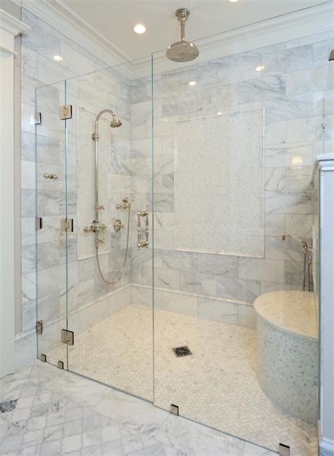 The Master Bath Custom Built Shower Is Enclosed With A Frameless Shower