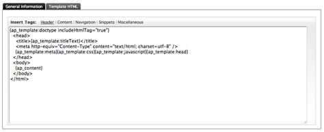 basic html structure template