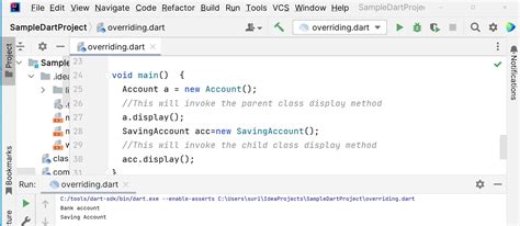 dart method overriding