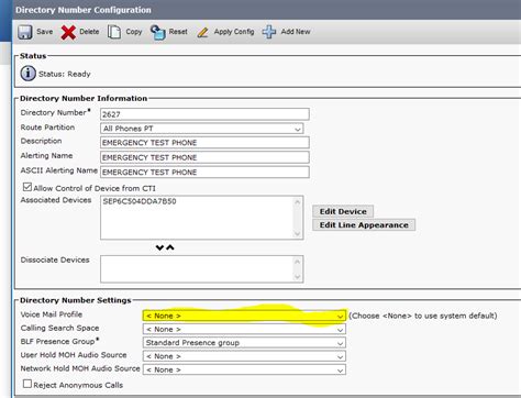 solved cucm voice mail configuration cisco community