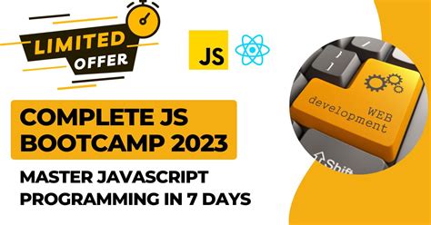 complete js bootcamp 2023 masterjavascript programming in 7 days