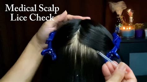 Asmr Medical Scalp Cleansing And Lice Check Head Massage No Talking