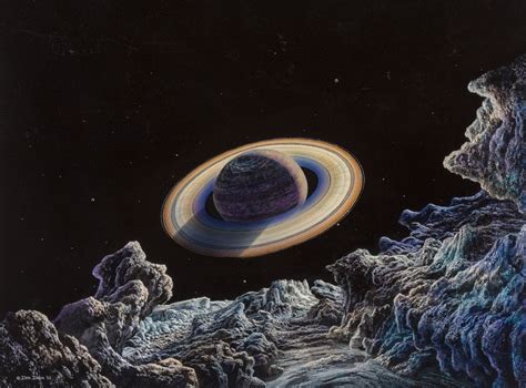 Humanoid History On Twitter Saturn As Seen From A Passing Comet