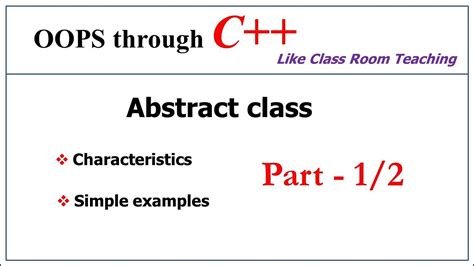 abstract class c slideshare