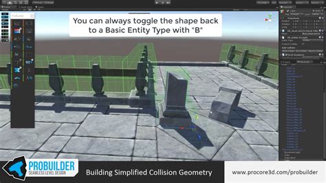 simplify collision geometry in unity with probuilder youtube