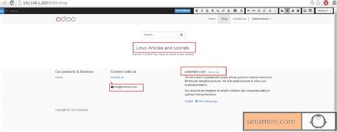 how to install odoo in centos 7 unixmen