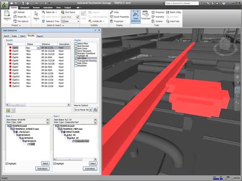 clash detection by use of navisworks software courtesy navisworks