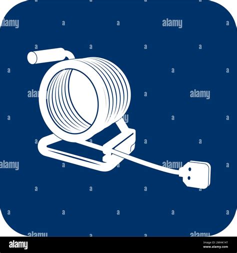 Cable Reel Icon Vector Illustration Symbol Design Stock Vector Image