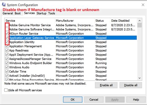 Optimizing Windows 10 A Guide To Disabling Unnecessary Services