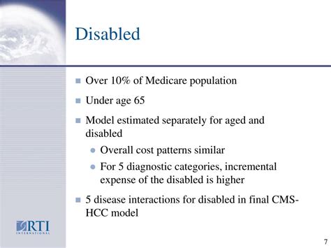 Ppt Refinements To The Cms Hcc Model For Risk Adjustment Of Medicare