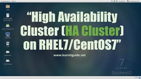 configure high availability linux cluster on rhel7 centos7 linux