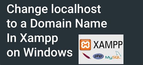 how to add a custom domain name on your localhost using xampp youtube