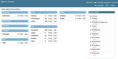 getting started with iadmin — django iadmin v0 1 8