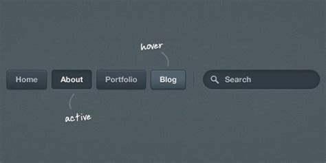 33 free well designed navigation menu psd
