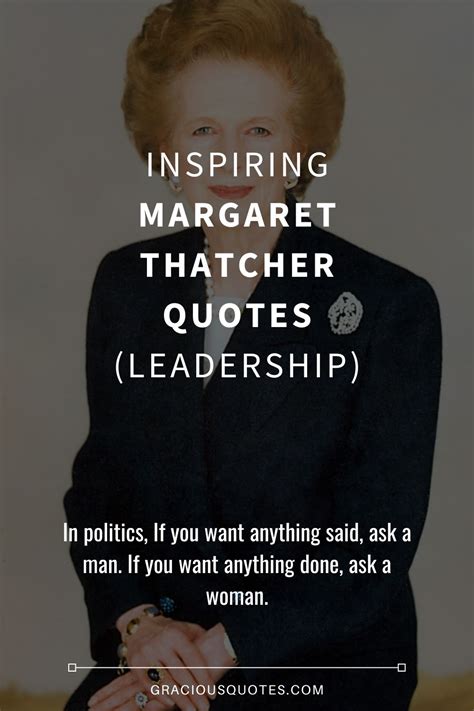Margaret Thatcher Famous Quotes