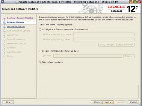 step by step installing oracle 12c database on oracle virtual machine