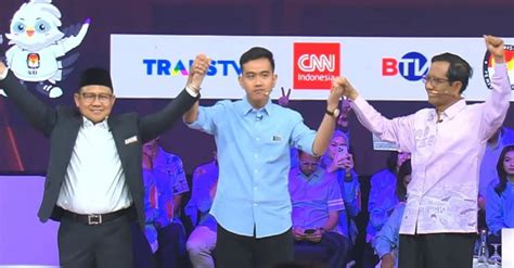Kata Kata Penutup Cak Imin Gibran Mahfud Di Debat Cawapres 2024