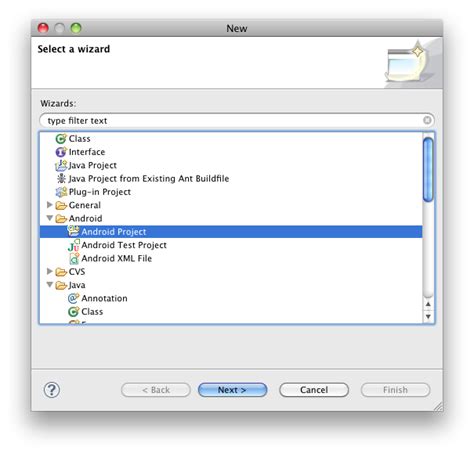 loading an android project from git into eclipse stack